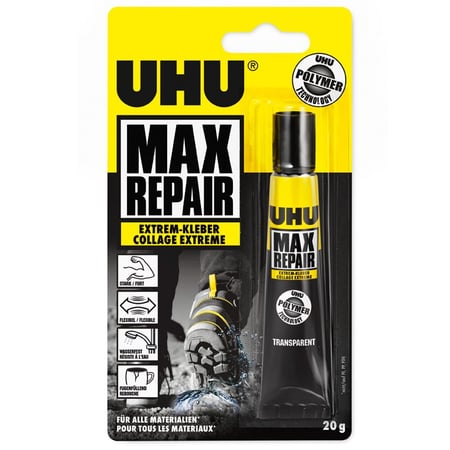 Tube de colle forte - Max Repair - UHU - 20 g - Coller - Fixer | Cultura