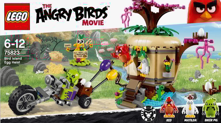 Angry Birds - Le vol de l'oeuf de l'île des oiseaux - LEGO® - 75823 ...
