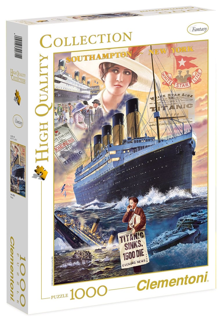 Puzzle 1000 pièces - titanic | Cultura
