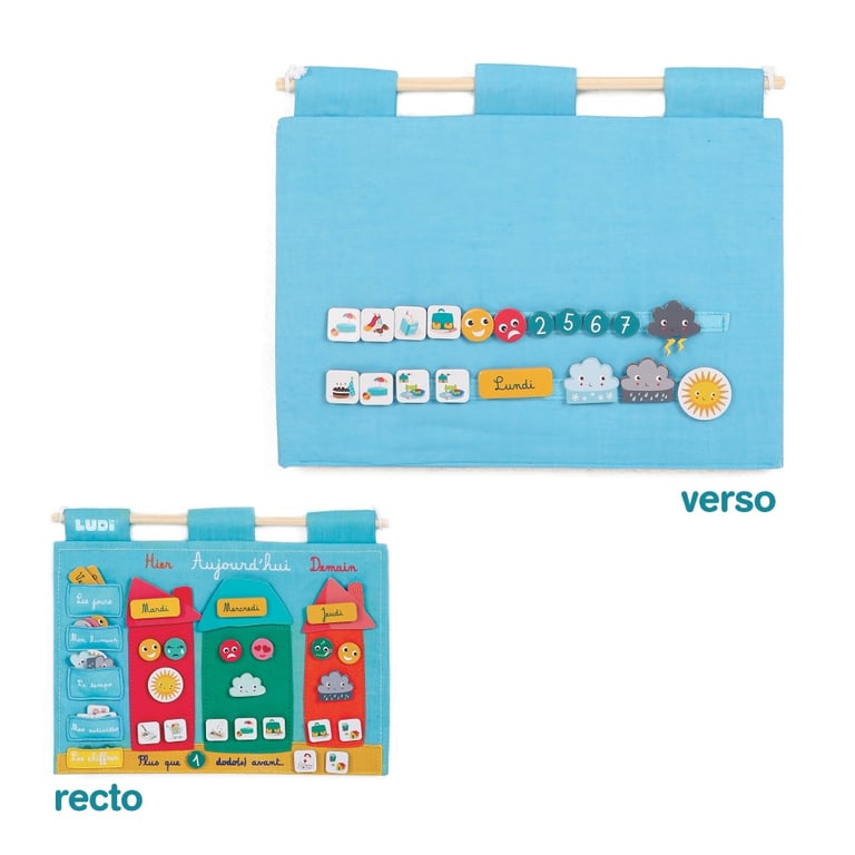 Calendrier - Le temps qui passe - Découvrir les chiffres et le temps ...