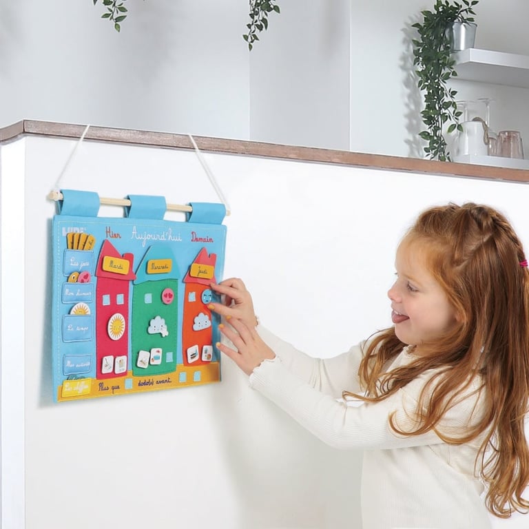 Calendrier - Le temps qui passe - Découvrir les chiffres et le temps ...