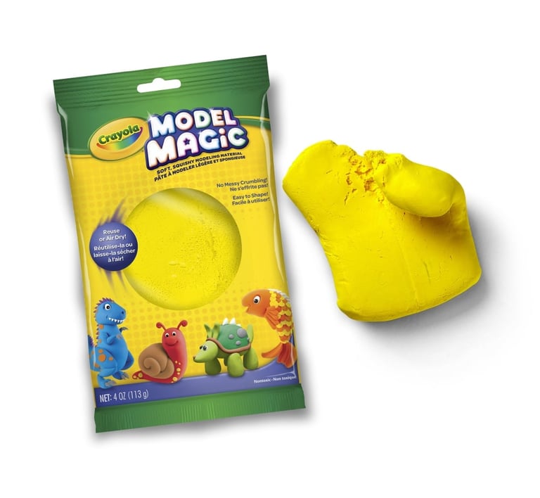 Sachet Individuel 113gr Model Magic - Jaune - Pâte à Modeler | Cultura
