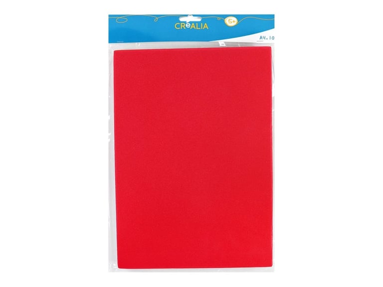 Set de 10 feuilles papier mousse assorties | Cultura