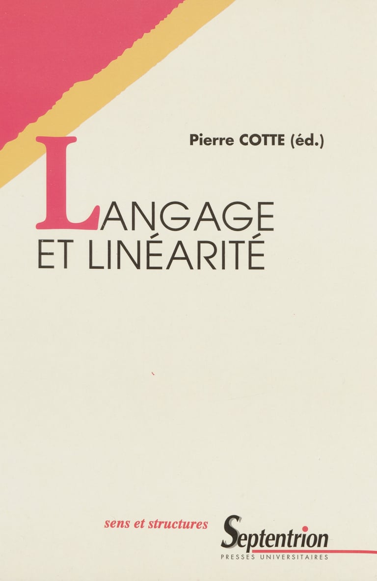 Langage et linéarité - 3612221244971 - Ebook Linguistique - Ebook arts ...