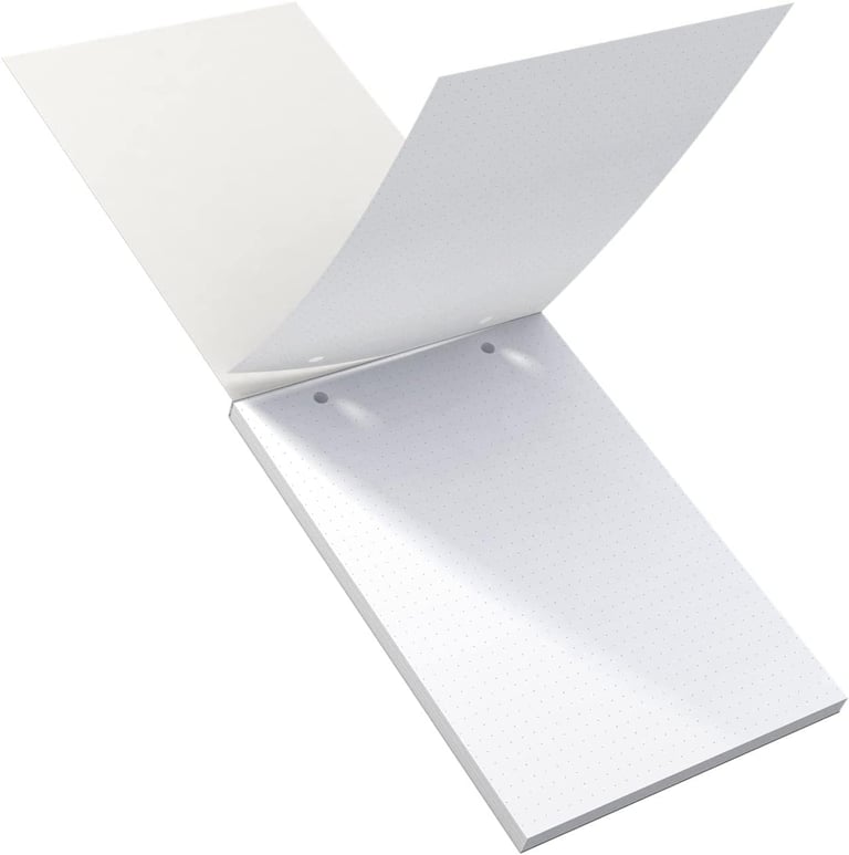 Bloc fiche Bristol - Format A5 - 30 feuilles - Oxford - Pointillés 5 x ...
