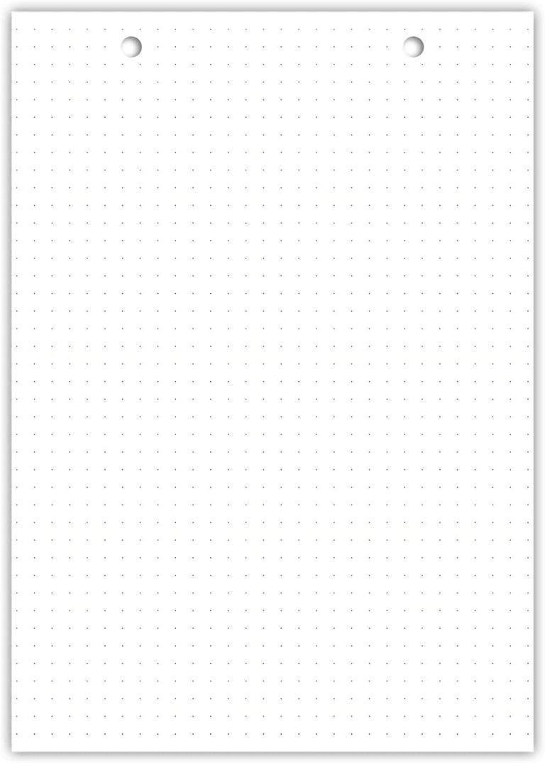 Bloc fiche Bristol - Format A5 - 30 feuilles - Oxford - Pointillés 5 x ...