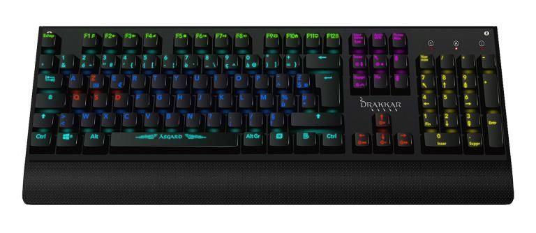 Clavier mécanique couleurs Drakkar Asgard Aura - Claviers Gamers ... Clavier mécanique couleurs Drakkar Asgard Aura - Claviers Gamers ...
