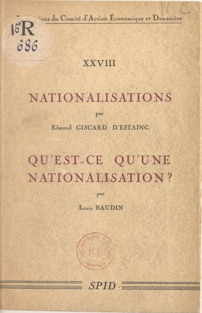 Nationalisations. Qu'est-ce qu'une nationalisation ? - 9791041002542 ...