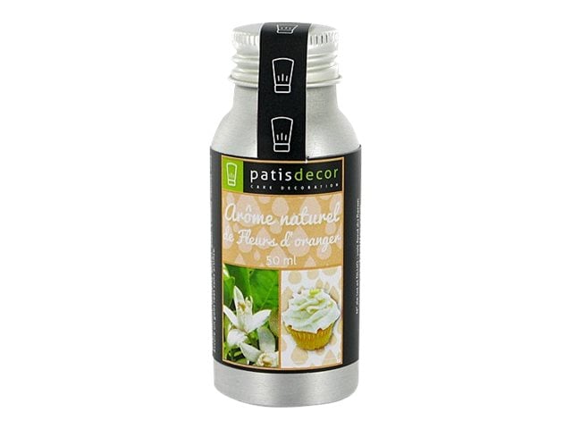 Arôme alimentaire naturel - Fleur d'Oranger - Patisdécor - Colorants ...