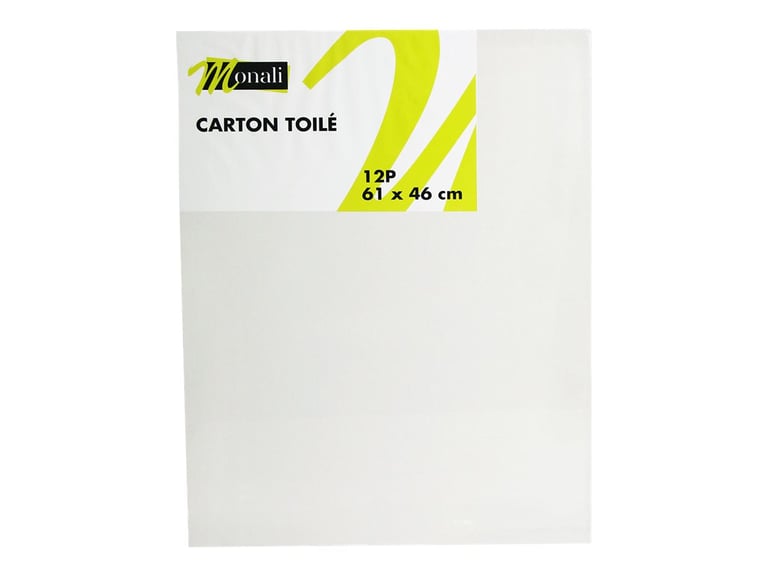 Carton toilé 12P - 61x46cm -Monali - Cartons toilés - Toiles | Cultura