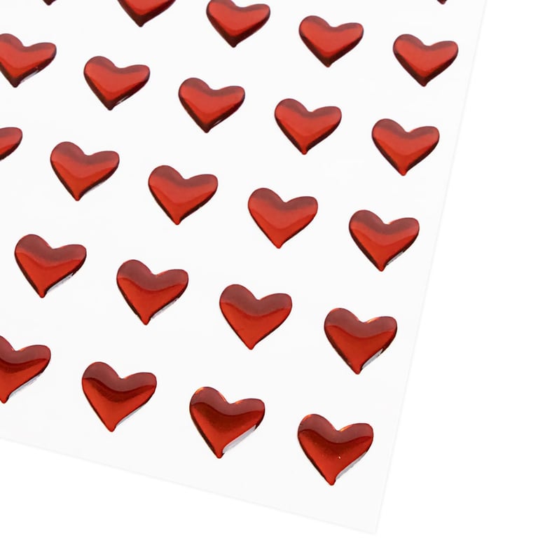 Stickers époxy cœurs rouges – Créalia - Stickers - Embellissement ...