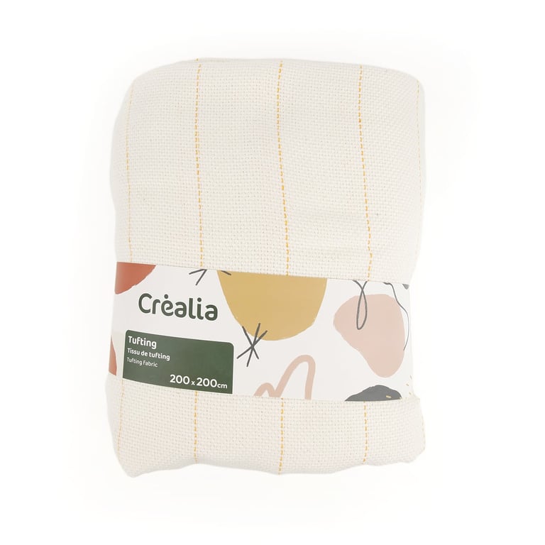 Tissu de tufting 200 x 200 cm – Créalia | Cultura