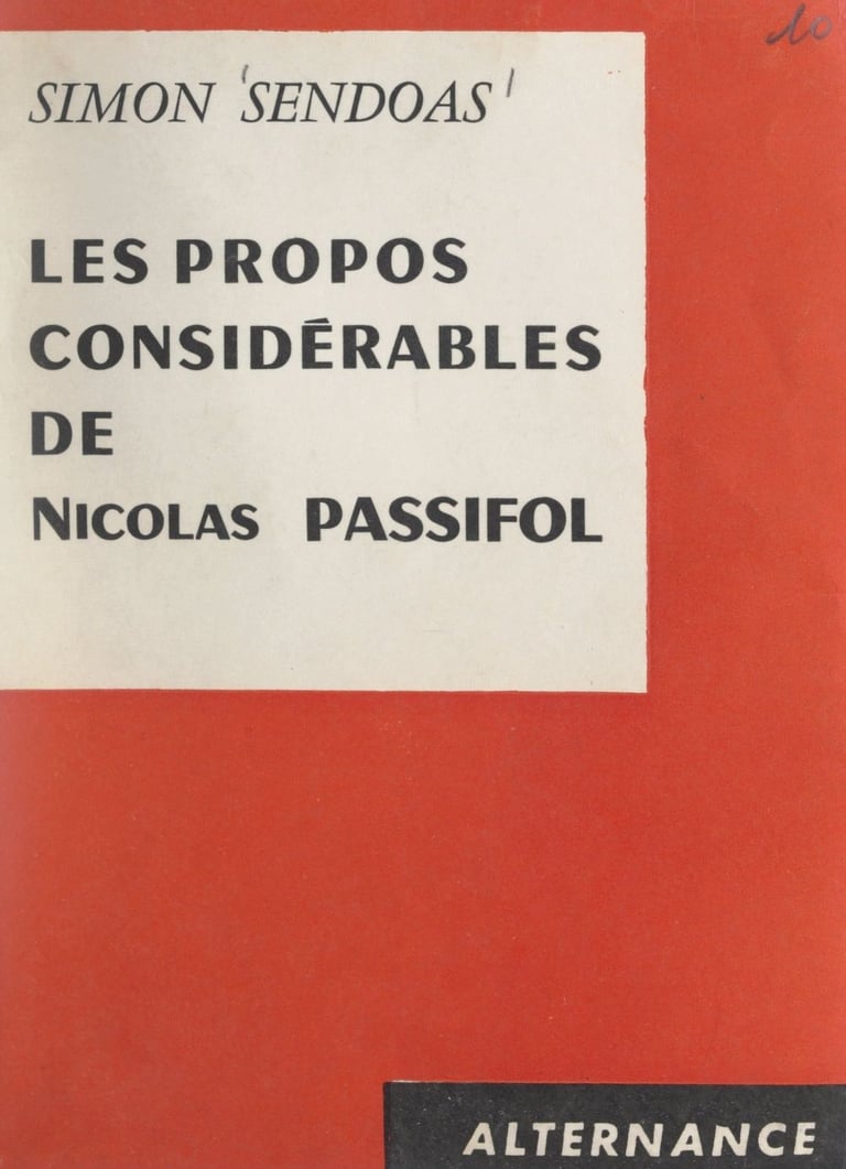Les propos considérables de Nicolas Passifol - 9782307190332 - Ebook ...