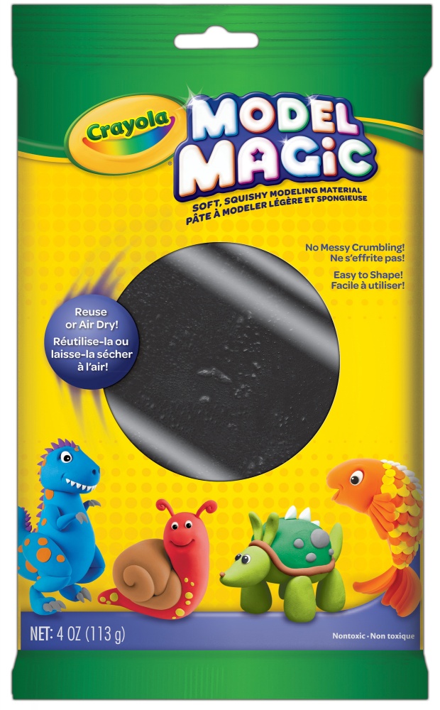 Sachet Individuel 113gr Model Magic - Noir - Pâte à Modeler | Cultura
