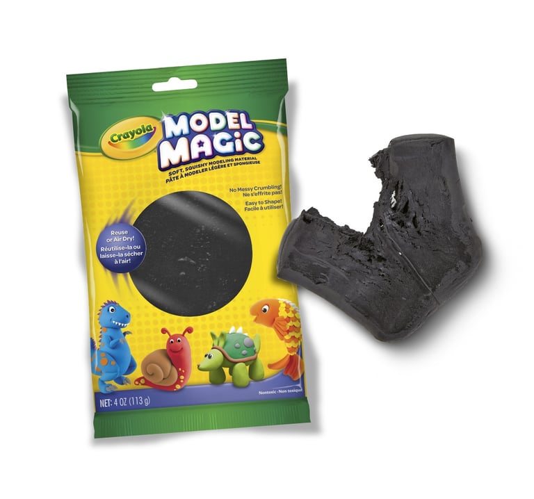 Sachet Individuel 113gr Model Magic - Noir - Pâte à Modeler | Cultura