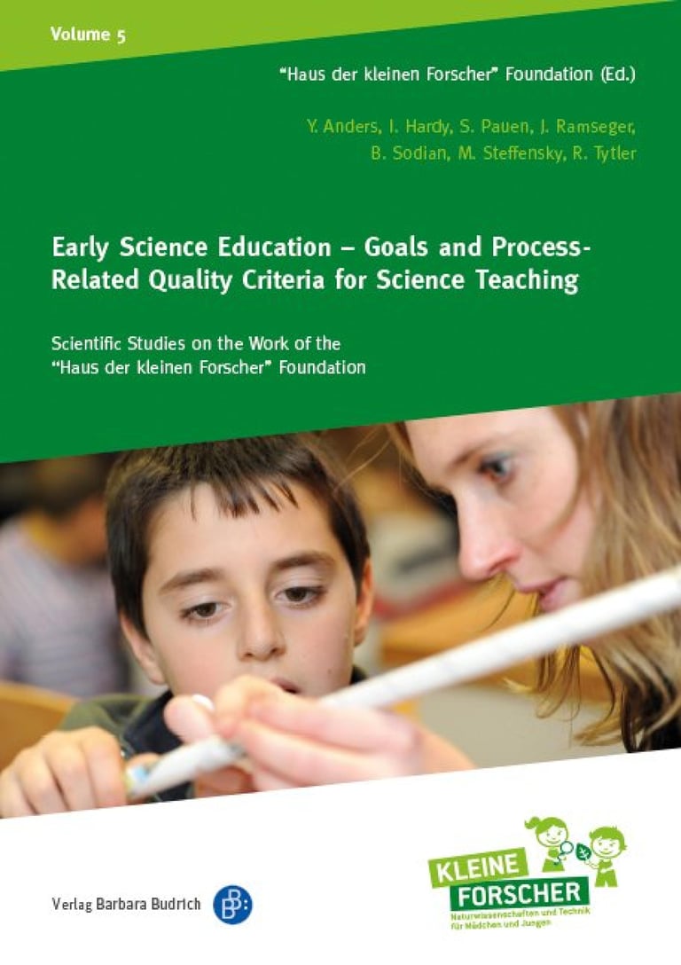 Early Science Education – Goals and Process-Related Quality Criteria ...