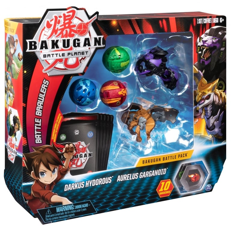 Bakugan battle pack - darkus hydorous/aurelus garganoid - Bakugan - Jeux de récré | Cultura