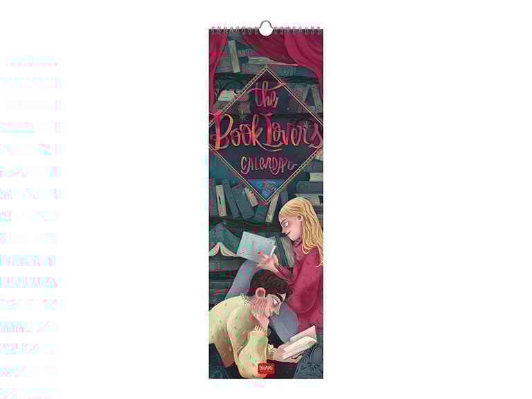 Calendrier 2023 - 16 x 49 cm - LEGAMI - The Book Lovers - Calendrier ...