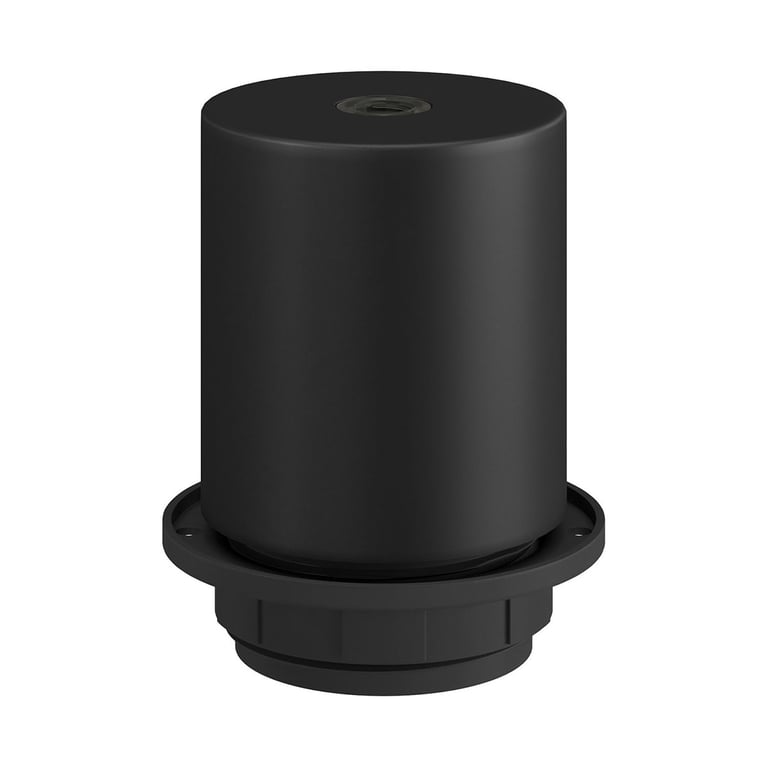 Kit douille E27 semi-filetée en métal avec serre-câble dissimulé - Noir ...