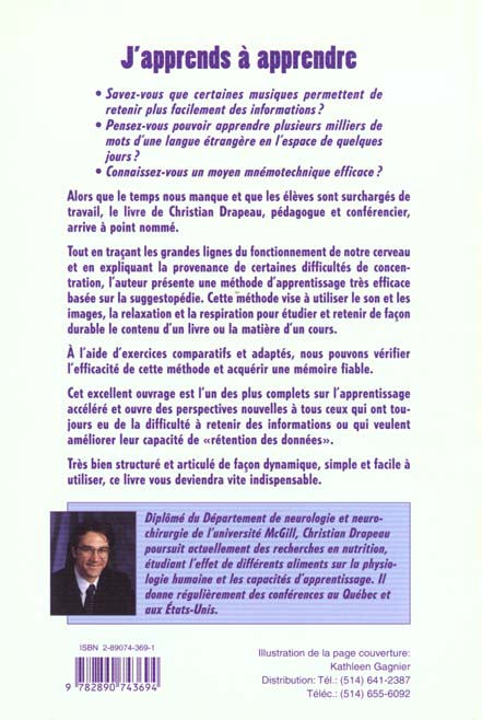 J'apprends a apprendre - Livres de Développement Personnel - Livres de ...