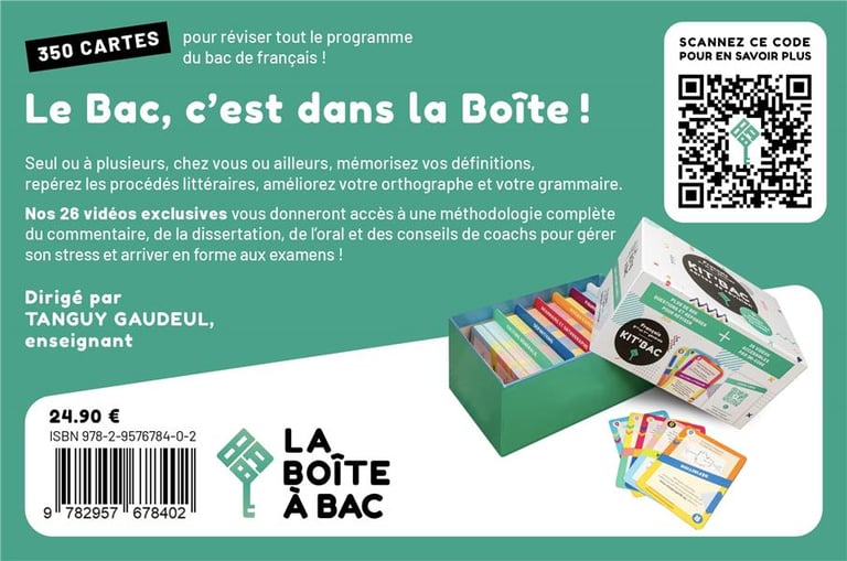 Français : cartes de révision pour 2nde et 1ère générale : Tanguy ...