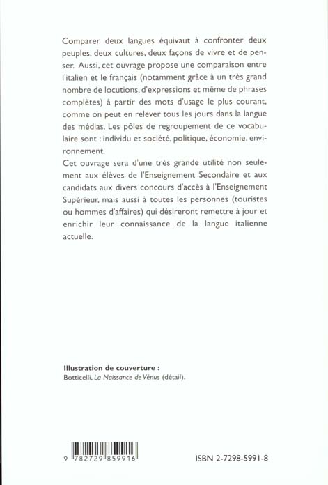 Lexique de l'italien au lycée : Rufin Jean Pratelli - 2729859918 | Cultura