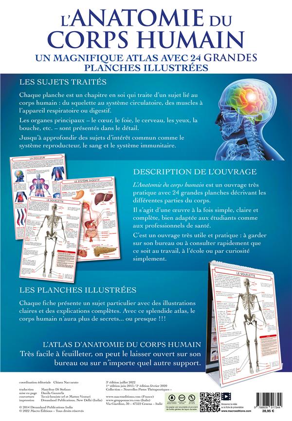 L'anatomie du corps humain : 24 grandes planches décrivant les ...