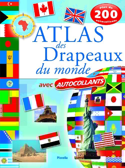 Atlas des drapeaux du monde avec autocollants - 2753010323 - Les ...