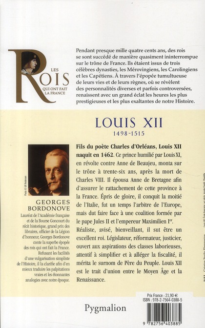Louis XII - 1498-1515 - cousin de Charles VIII : Georges Bordonove ...