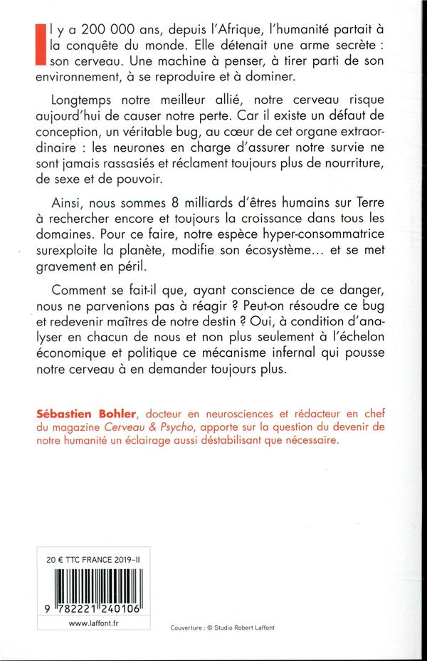 Le bug humain : Sébastien Bohler - 2221240103 - Sciences Appliquées ...