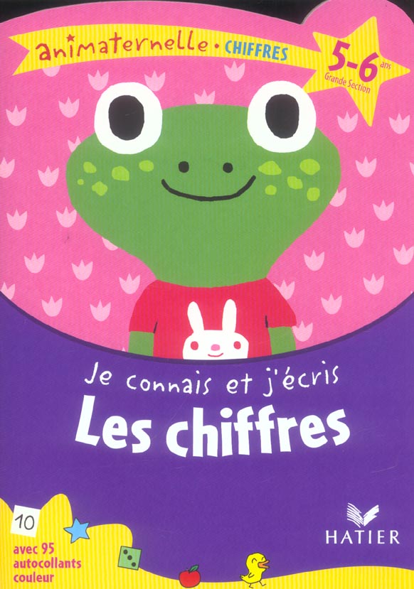 La grenouille : je connais et j'écris les chiffres - 2218751747 - Livre ...