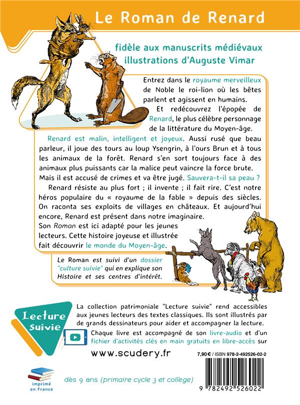 Le roman de renard - 249252602X - Romans pour enfants dès 6ans - Livres ...