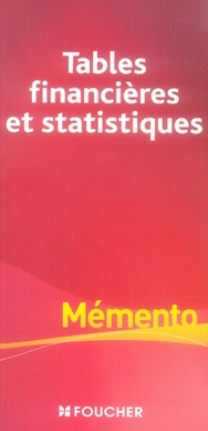 Table financières et statistiques - 2216107425 - Livre Comptabilité et ...