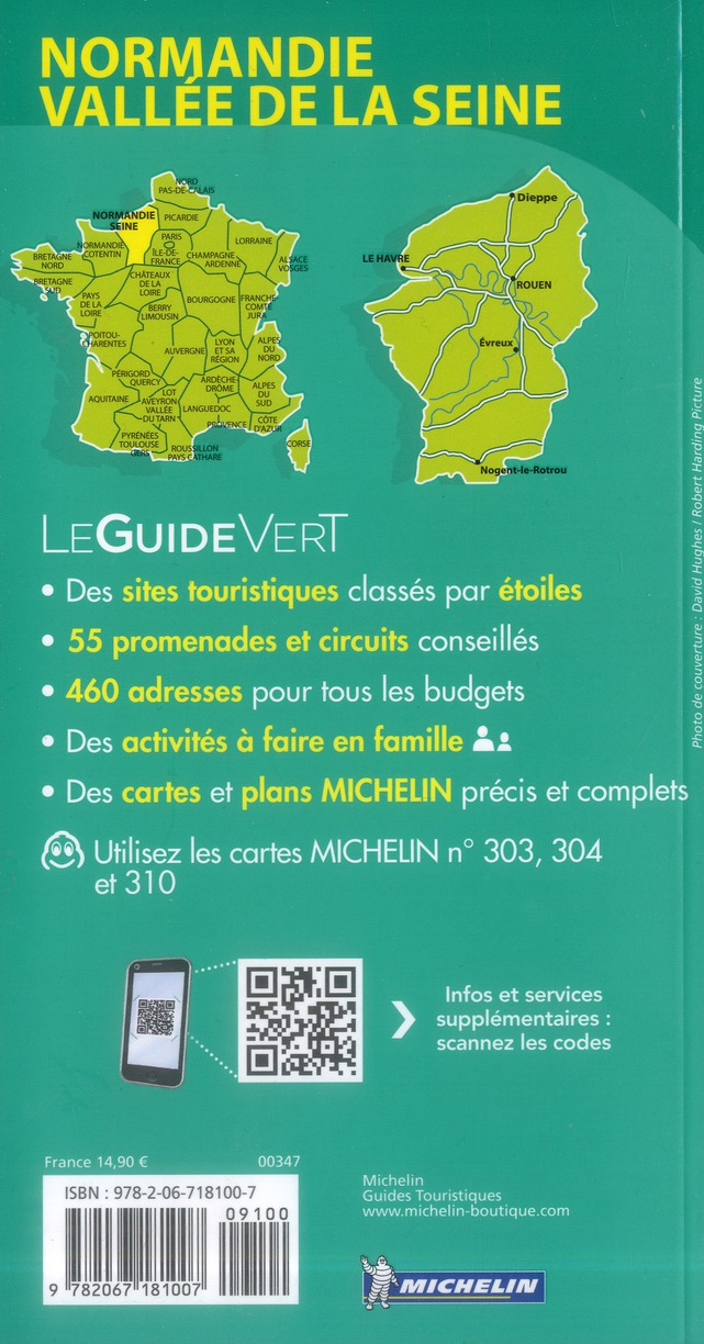 Le guide vert - normandie, vallée de la seine : Collectif Michelin ...