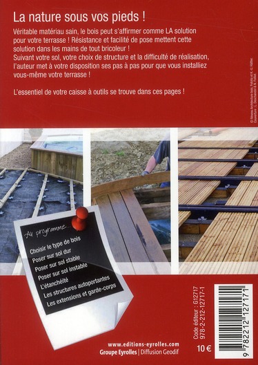 Construire Sa Terrasse En Bois Wilfried Andres 2212127170 Sciences Appliquées Sciences