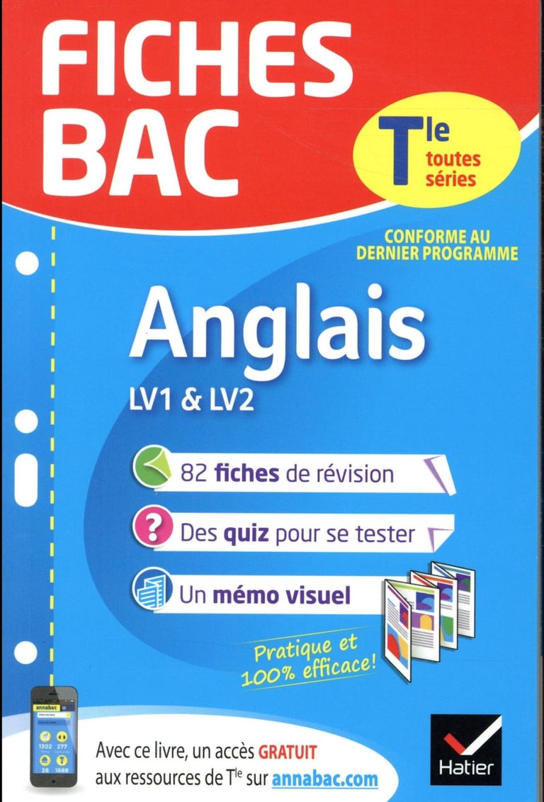 Fiches bac - anglais terminale (lv1 & lv2) : Michèle Malavieille - 2401044329 - Bac général ...