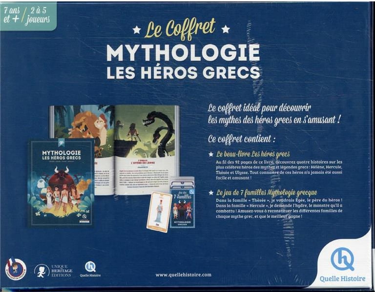 Le coffret mythologie les héros grecs : Collectif - 2371046639 - Livres ...