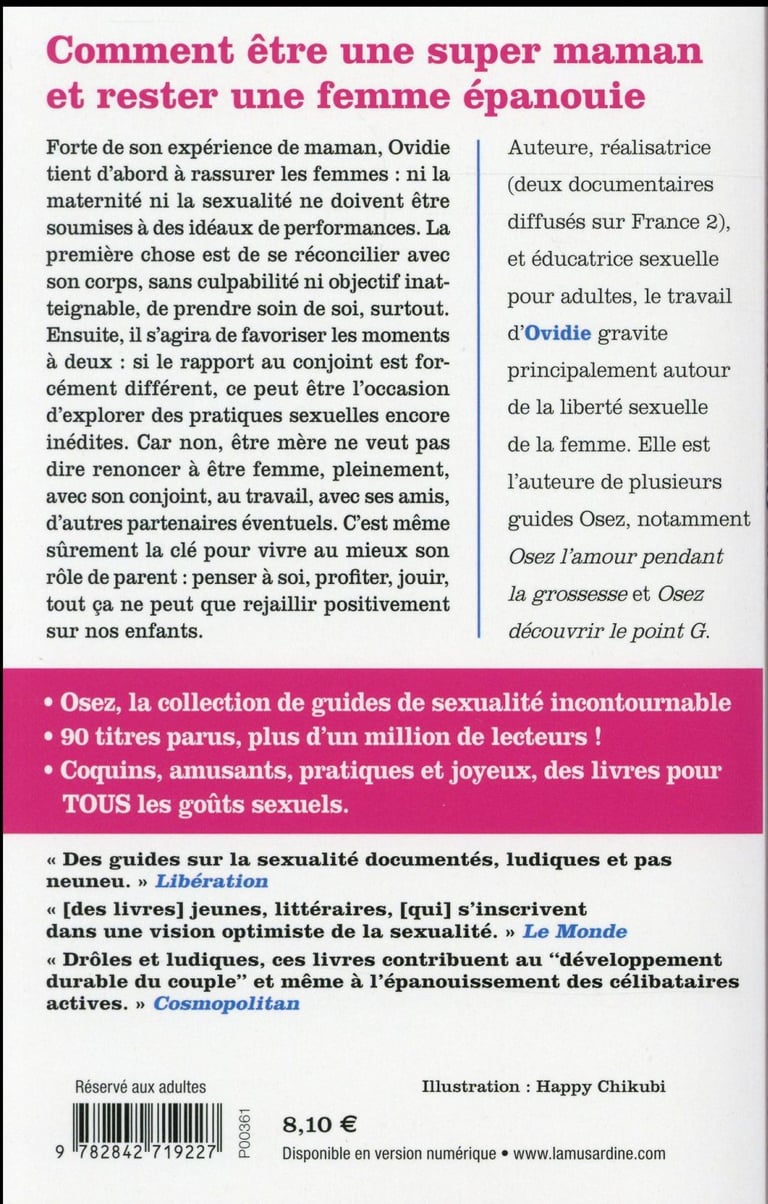 Osez être une maman sexy : Ovidie - 2842719220 - Livre Vie de couple - Sexualité | Cultura
