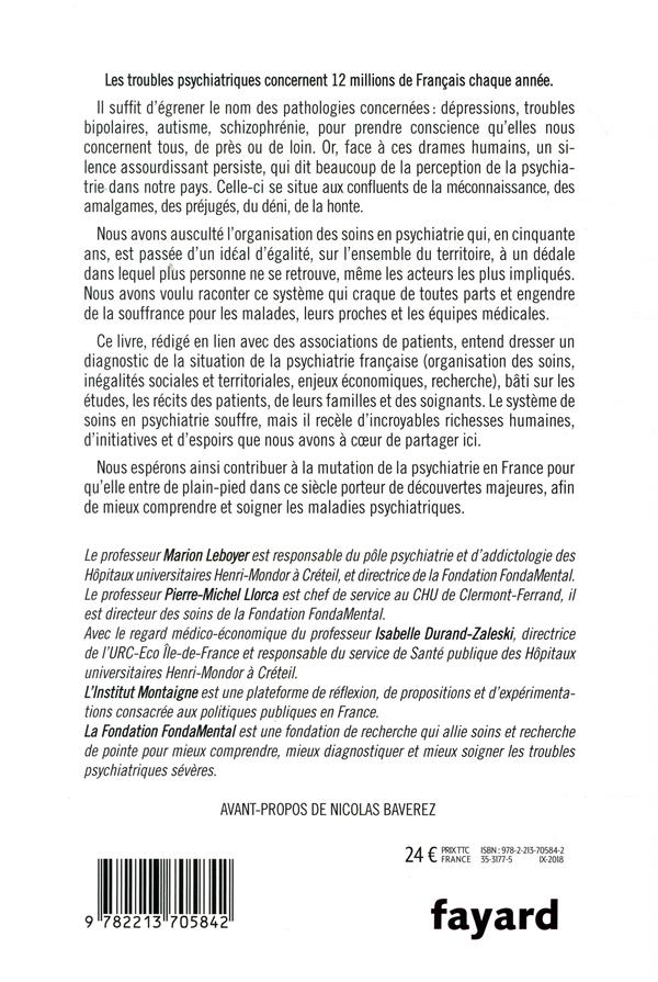 Psychiatrie : l'état d'urgence : Marion Leboyer,Pierre-Michel Llorca ...