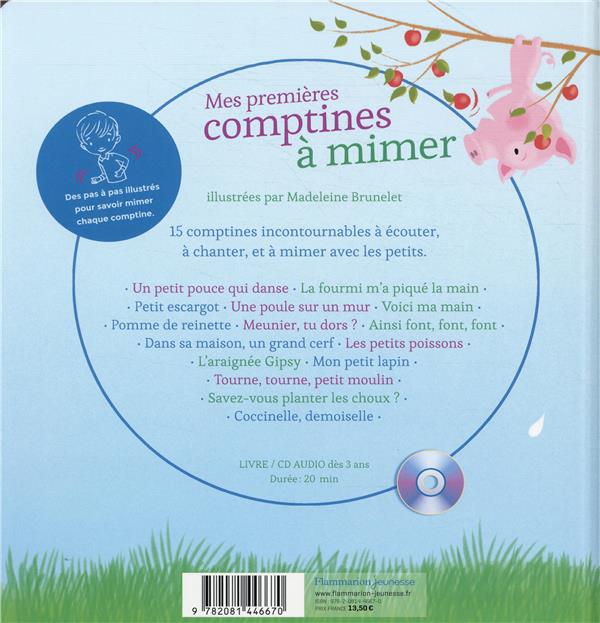 Mes premieres comptines à mimer : Madeleine Brunelet - 2081446677 ...