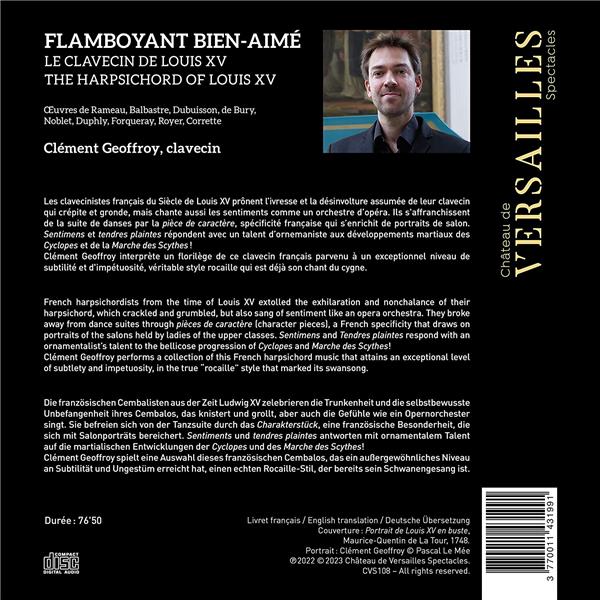 Flamboyant Bien-Aimé. Le Clavecin de Louis XV : Jean-Philippe Rameau ...