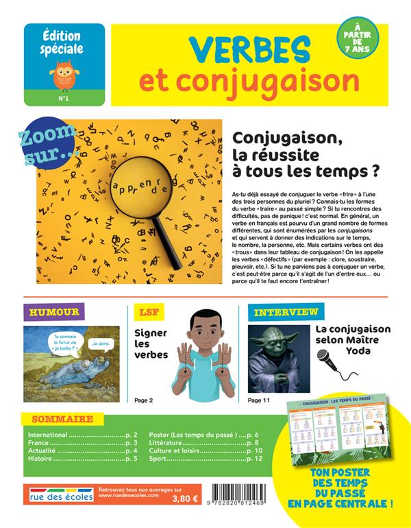 Édition spéciale - verbes et conjugaison : Collectif - 2820812465 ...