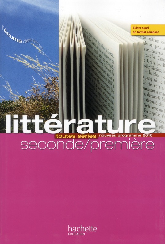 Littérature - 2nde/1ère - livre de l'élève : Collectif - 2011355079 ...