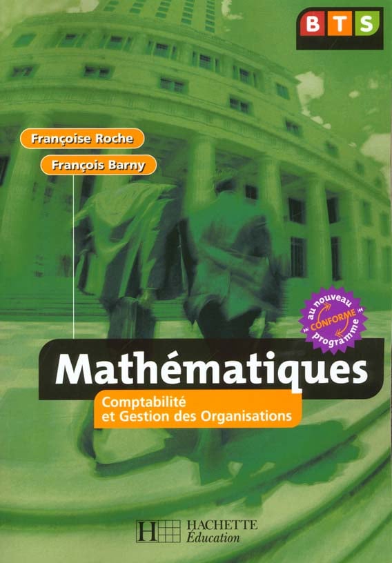 Mathematiques, bts cgo, livre eleve, ed. 2001 - 2011683459 - Manuels scolaires | Cultura