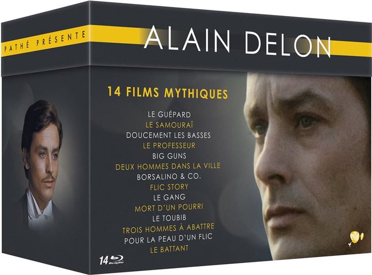 Alain Delon - 14 films mythiques - Action - Films Action - Aventure DVD ...