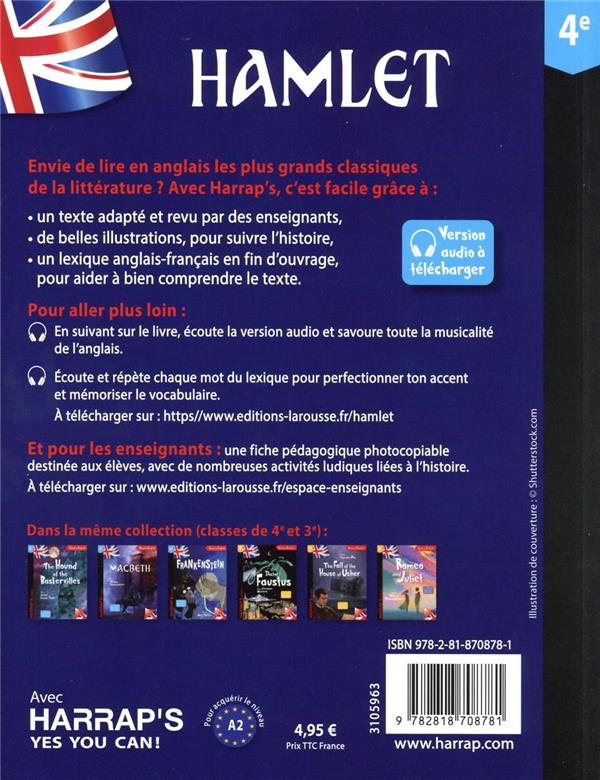 Read in English : Hamlet - 4e : William Shakespeare,Collectif ...