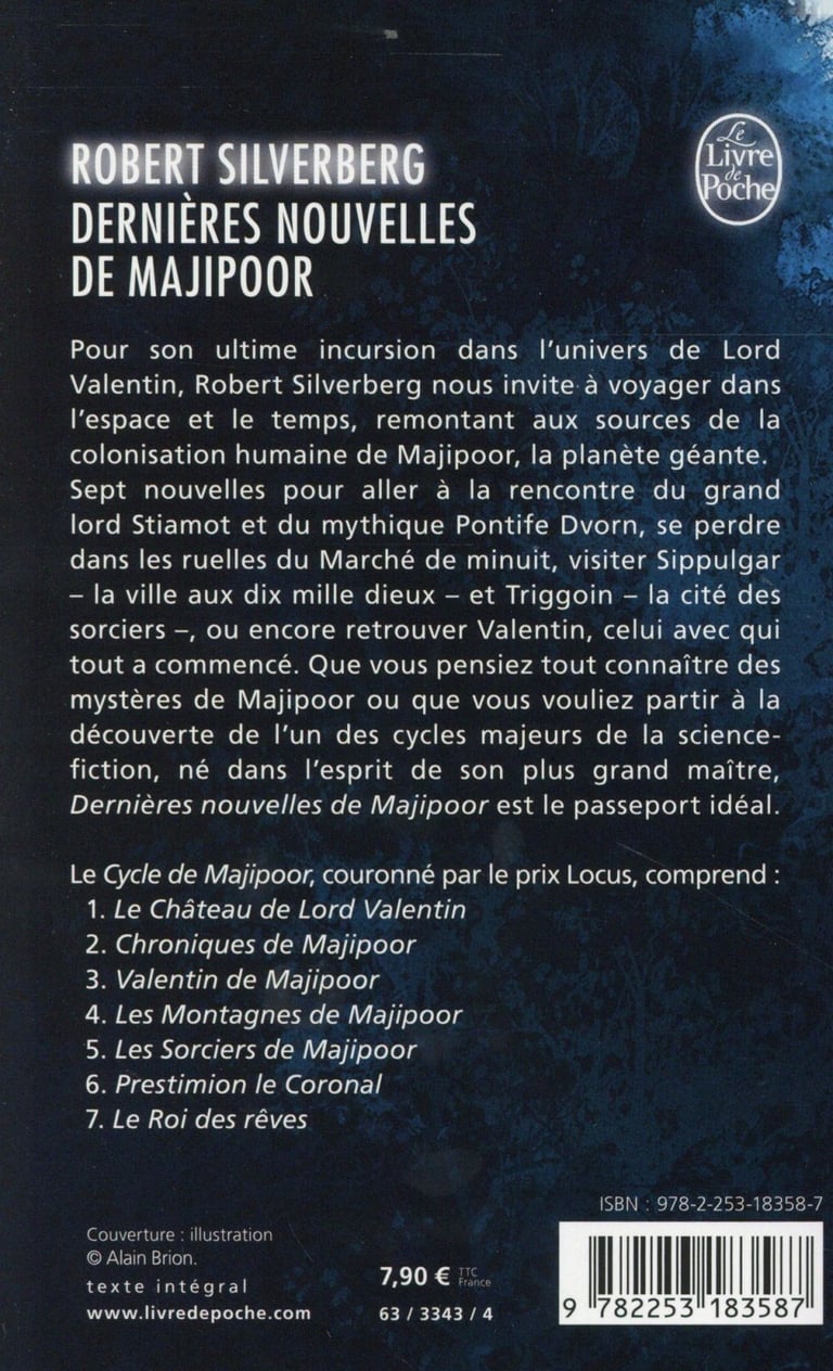 Le cycle de Majipoor Hors-Série : dernières nouvelles de Majipoor ...