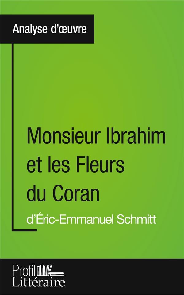 Monsieur ibrahim et les fleurs du coran d'éric-emmanuel schmitt ...