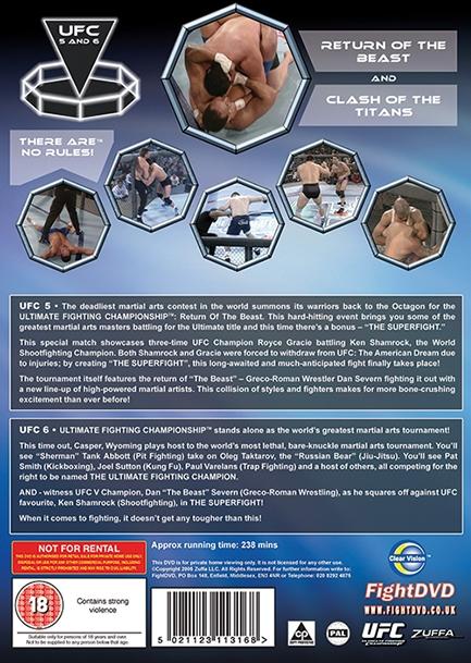 UFC 5 : Return of the Beast + UFC 6 : Clash of the Titans ...