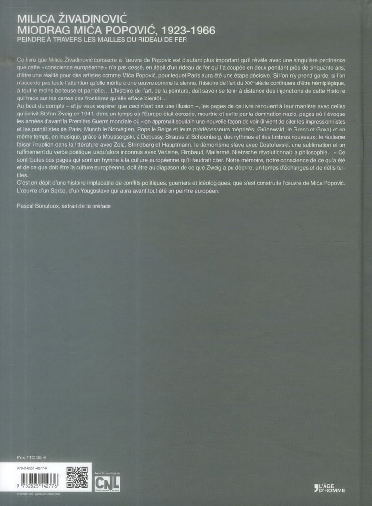 Miodrag mica popovic (1923-1996) - peindre à travers les mailles du ...